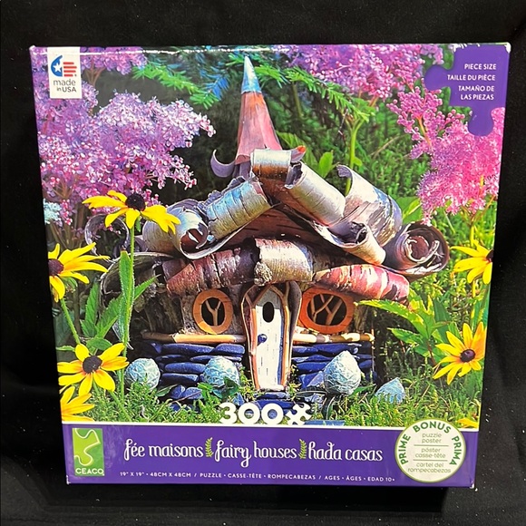 ceaco | Games | 22ceaco Fairy Houses 300 Oversized Pieces Puzzle | Poshmark
